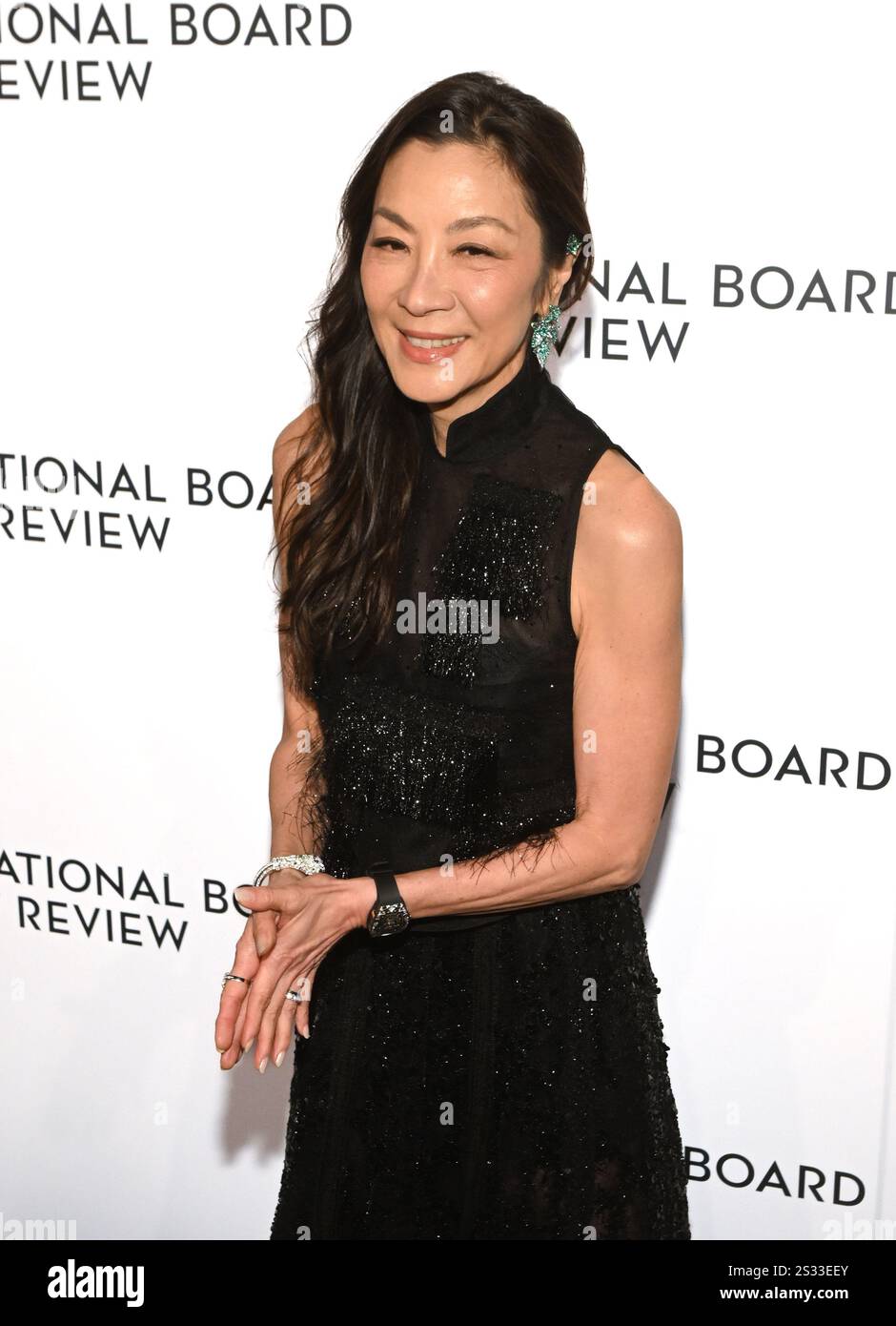 New York City, USA. 08th Jan, 2025. Michelle Yeoh attends the 2025 ...
