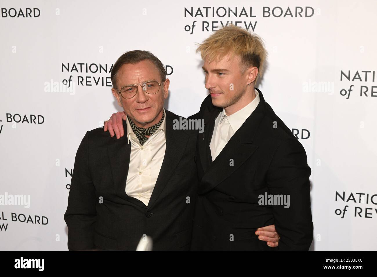 New York City, USA. 08th Jan, 2025. Daniel Craig and Drew Starkey ...