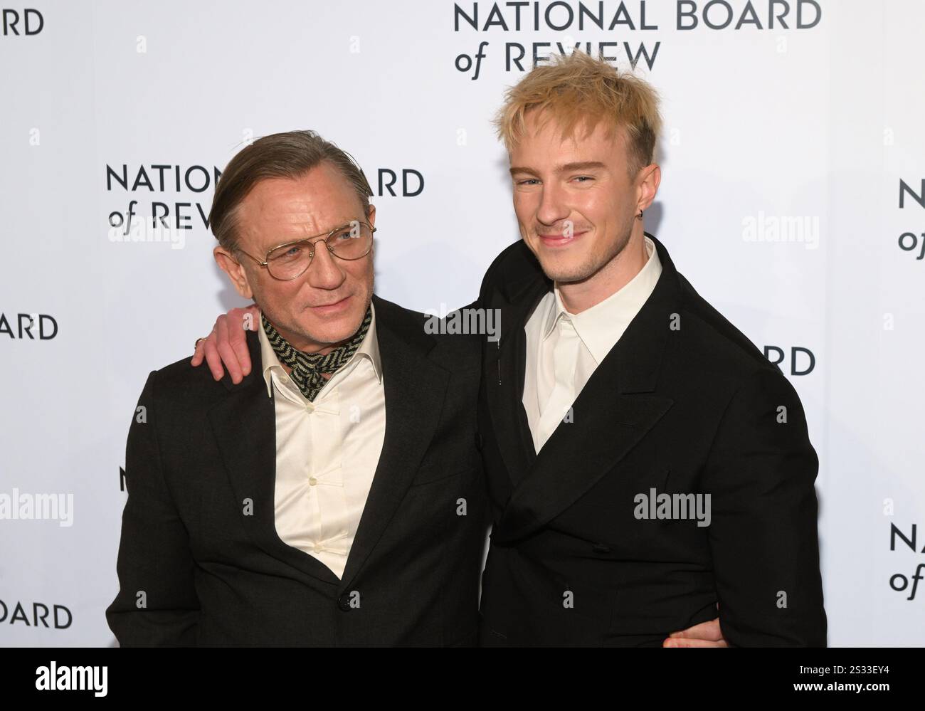 New York City, USA. 08th Jan, 2025. Daniel Craig and Drew Starkey ...