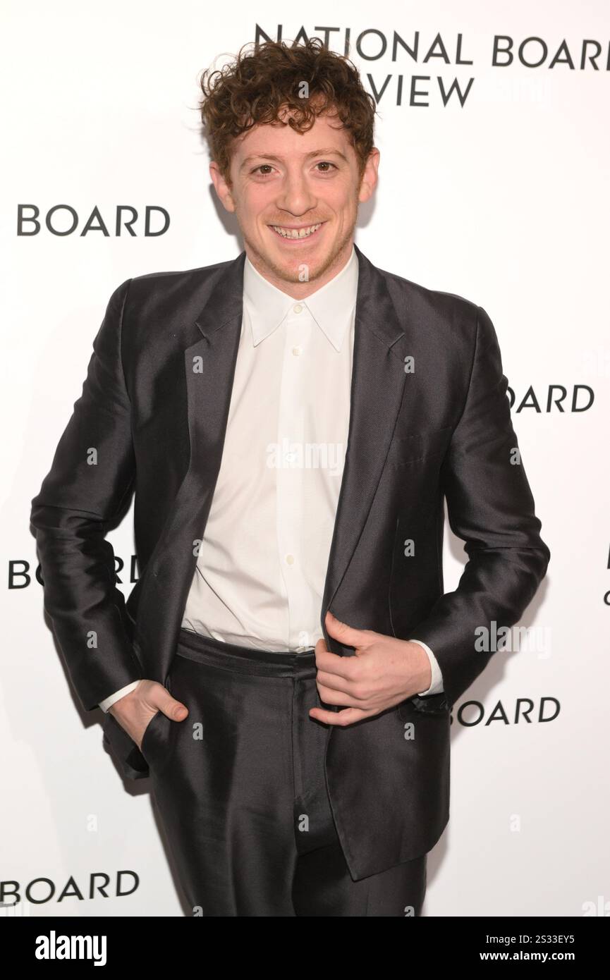 New York City, USA. 08th Jan, 2025. Ethan Slater attends the 2025 ...