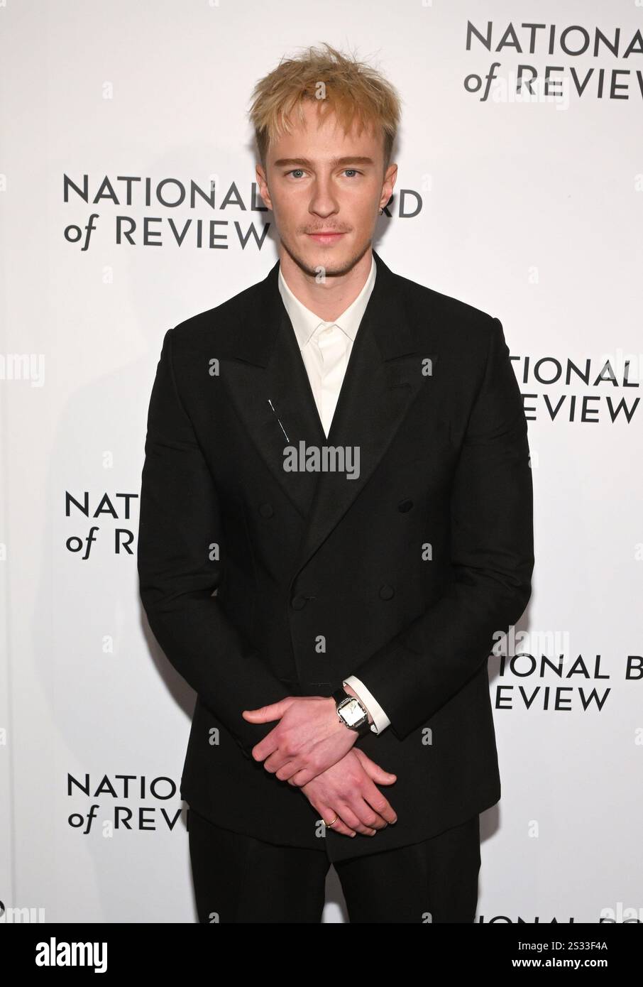 New York City, USA. 08th Jan, 2025. Drew Starkey attends the 2025 ...