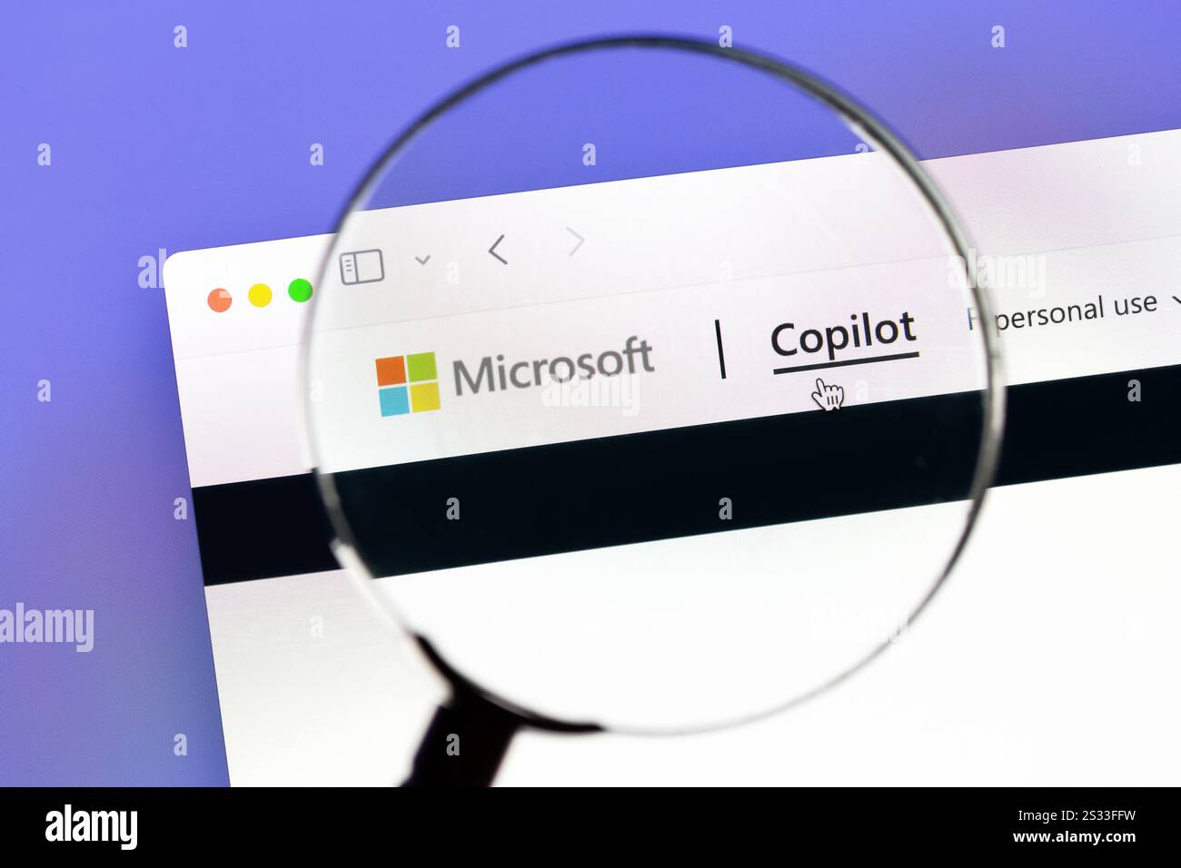 Ostersund, Sweden - Jan 8, 2025. Microsoft Copilot webpage. Microsoft ...