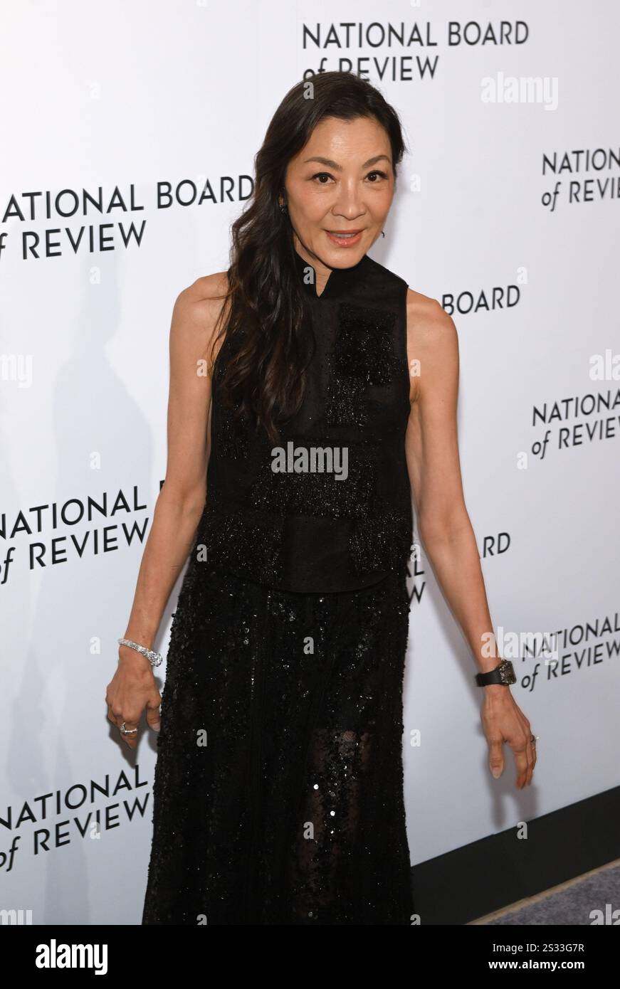 New York City, USA. 08th Jan, 2025. Michelle Yeoh attends the 2025 ...