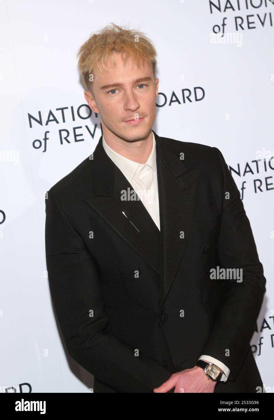 New York City, USA. 08th Jan, 2025. Drew Starkey attends the 2025 ...