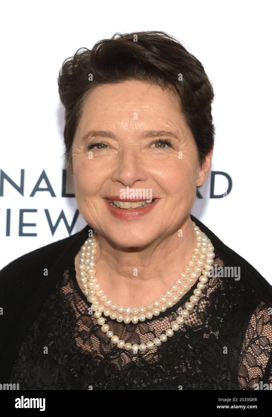 New York City, USA. 08th Jan, 2025. Isabella Rossellini attends the ...