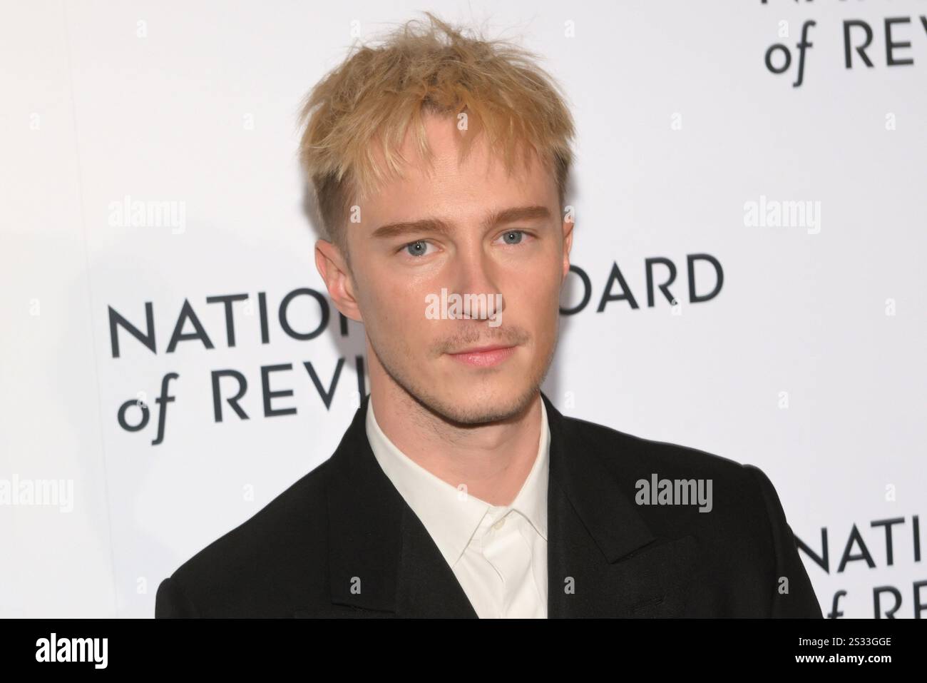 Drew Starkey attends the 2025 National Board of Review Gala at Cipriani ...