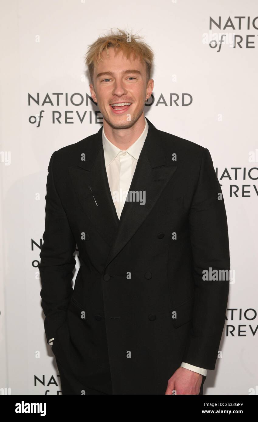 New York City, USA. 08th Jan, 2025. Drew Starkey attends the 2025 ...