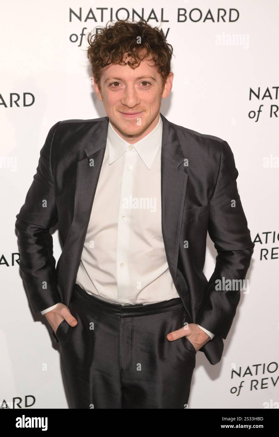 New York City, USA. 08th Jan, 2025. Ethan Slater attends the 2025 ...