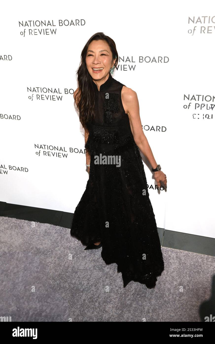 New York City, USA. 08th Jan, 2025. Michelle Yeoh attends the 2025 ...