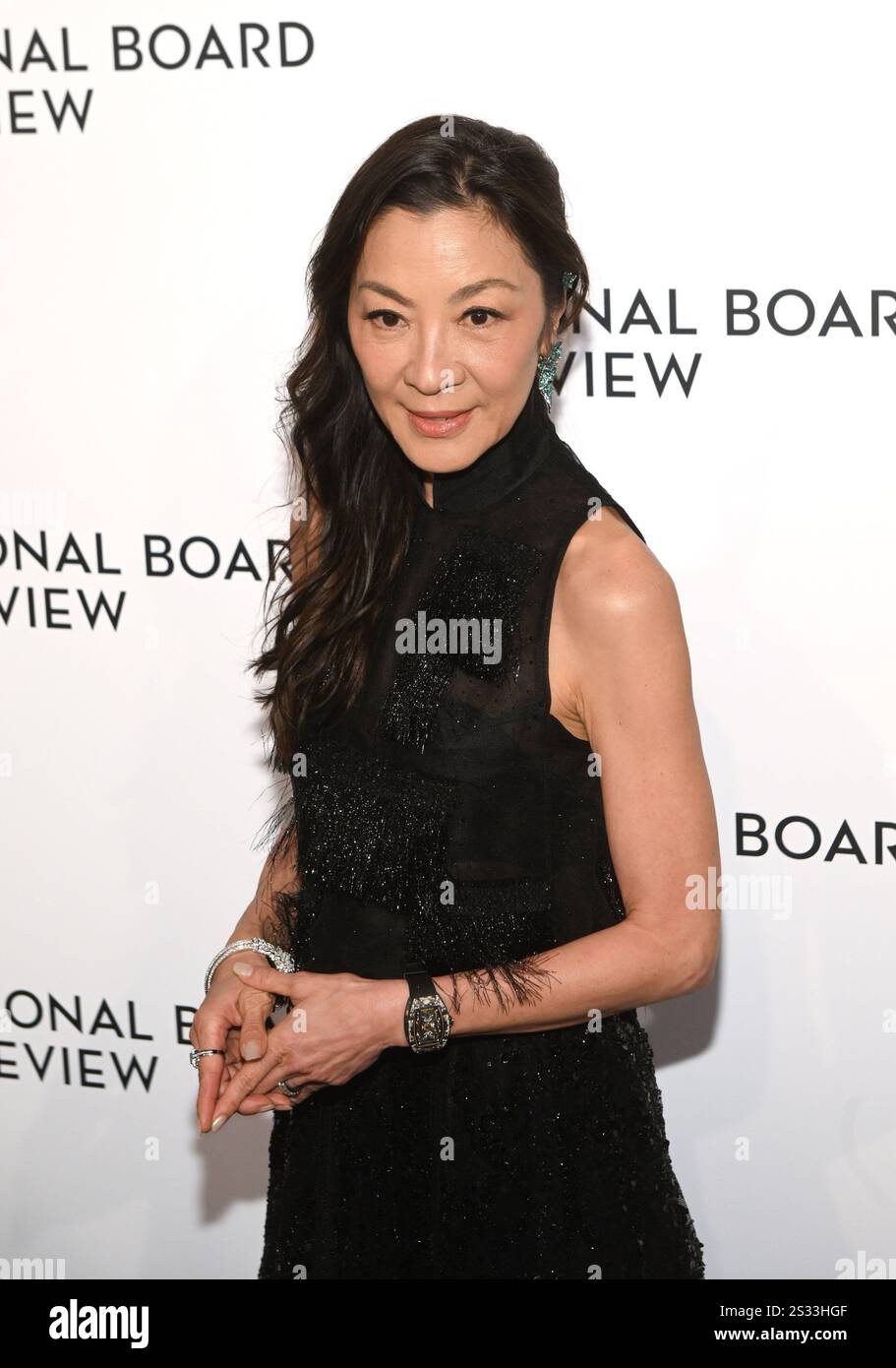 New York City, USA. 08th Jan, 2025. Michelle Yeoh attends the 2025 ...