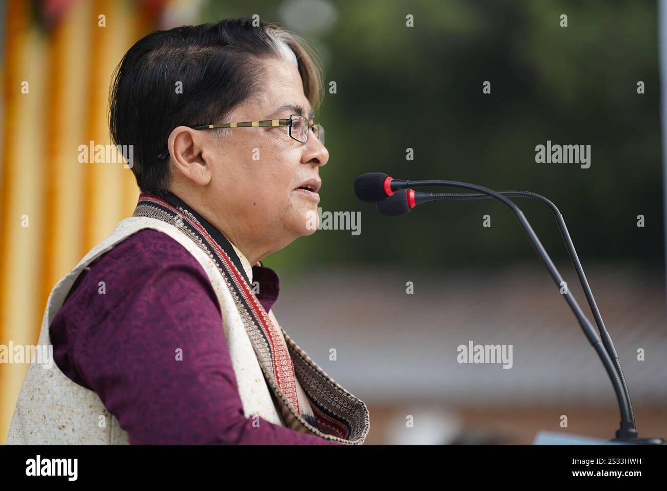 Dr. Chandrima Shaha, noted scientist delivering her inaugural address ...