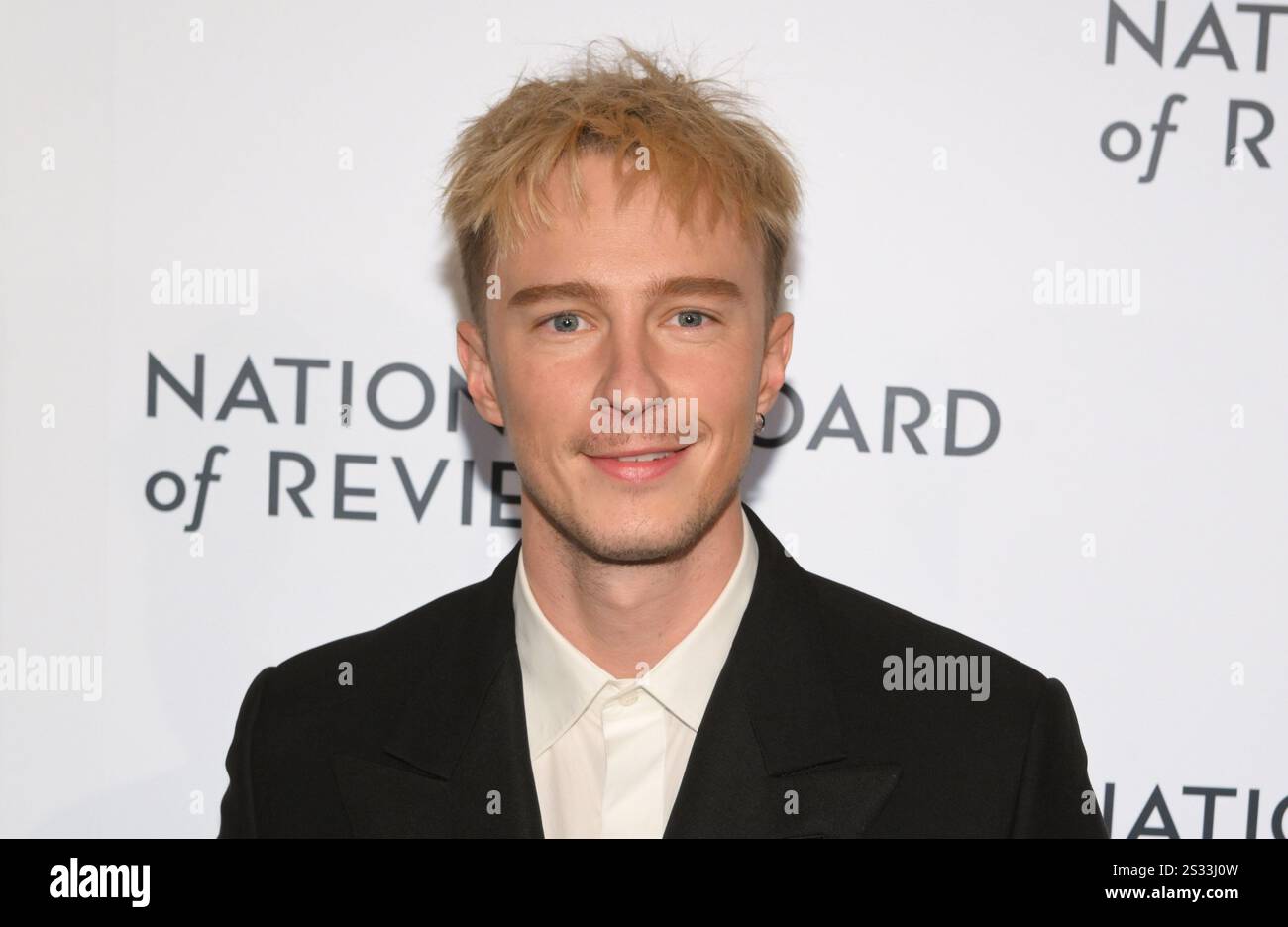 New York City, USA. 08th Jan, 2025. Drew Starkey attends the 2025 ...