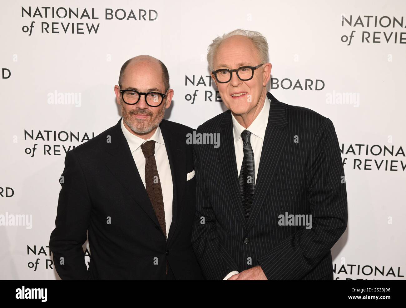 New York City, USA. 08th Jan, 2025. Edward Berger and John Lithgow ...