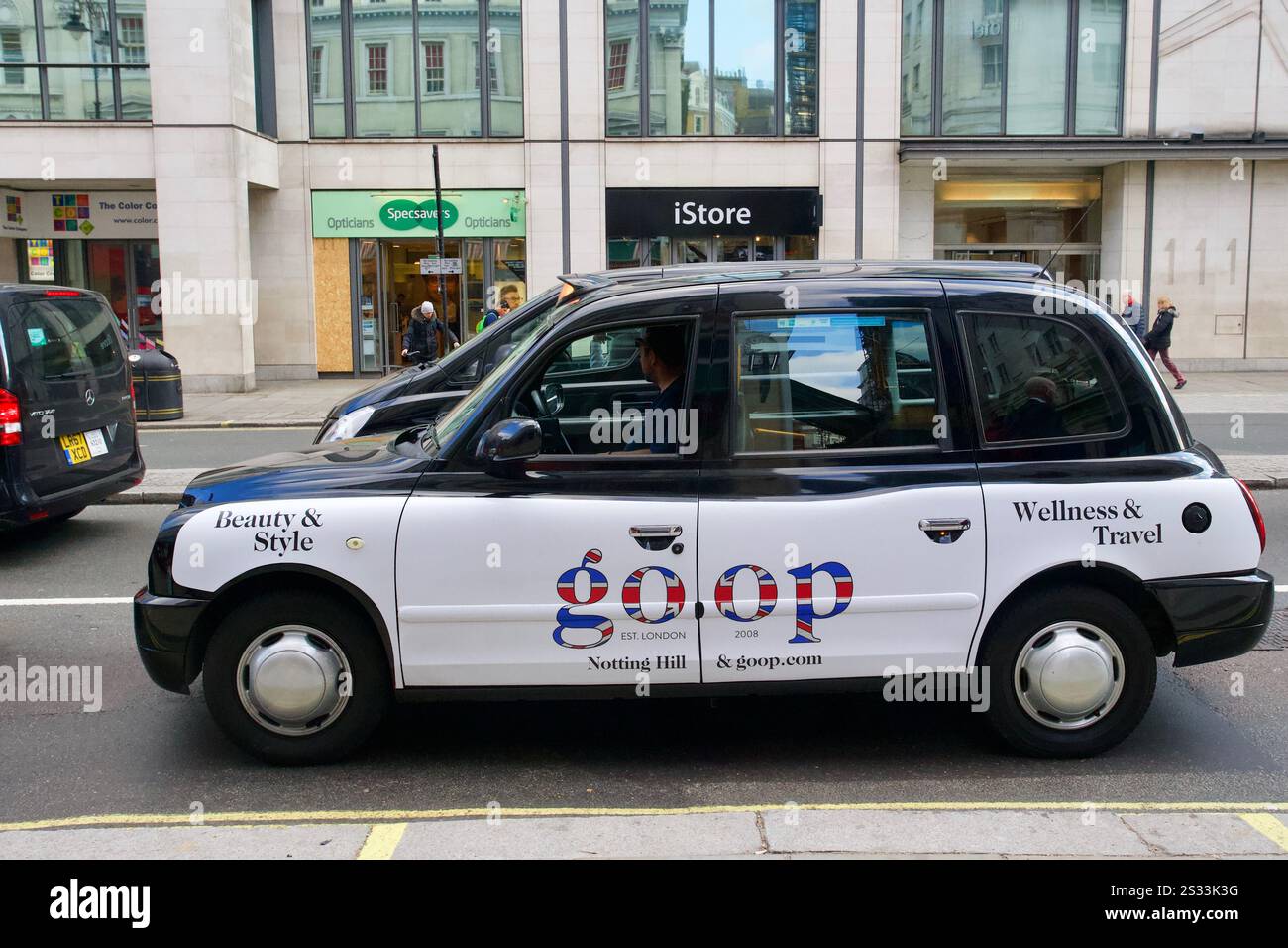 Hackney carriage (taxi), London, England Stock Photo - Alamy
