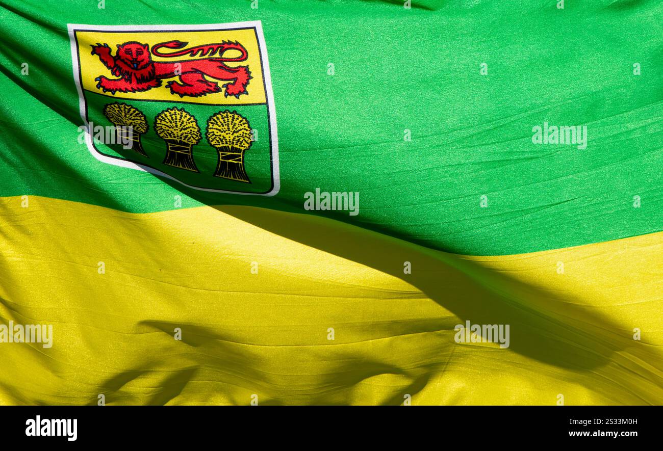 Ottawa, Canada. 30th Aug, 2022. Saskatchewan's provincial flag flies on ...