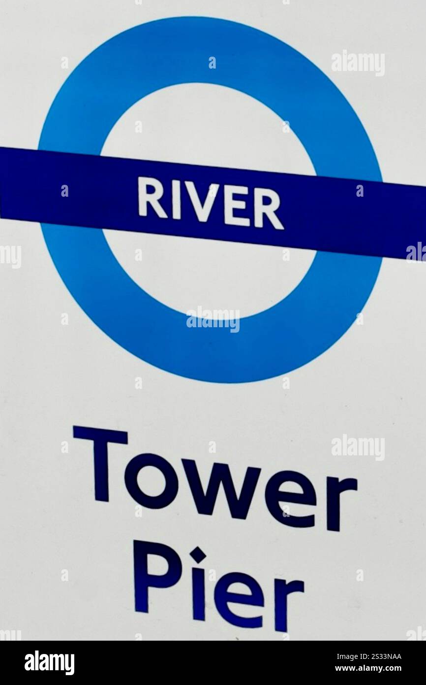 Tower Millennium Pier, River Thames, Tower Hill, London Borough of ...