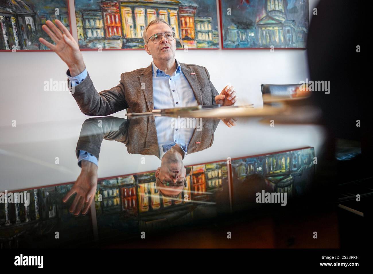 Berlin, Germany. 08th Jan, 2025. Jörg Dittrich, President of the German ...