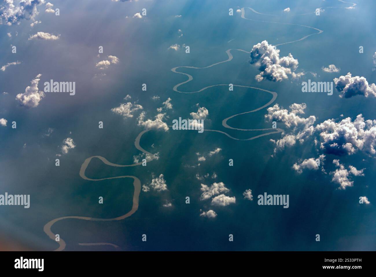 Aerial view of Amazonas River, Colombia Stock Photo - Alamy