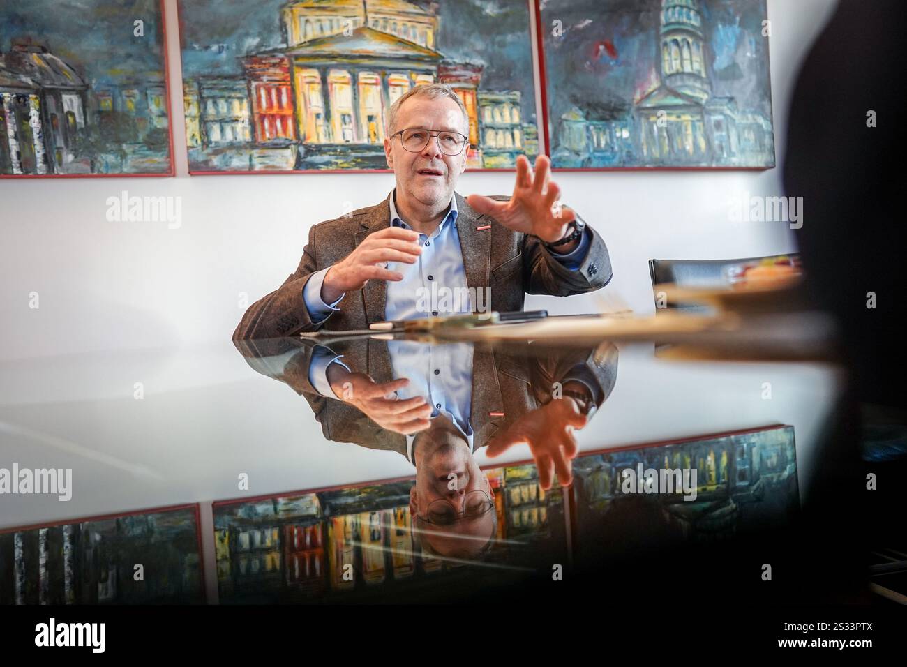 Berlin, Germany. 08th Jan, 2025. Jörg Dittrich, President of the German ...