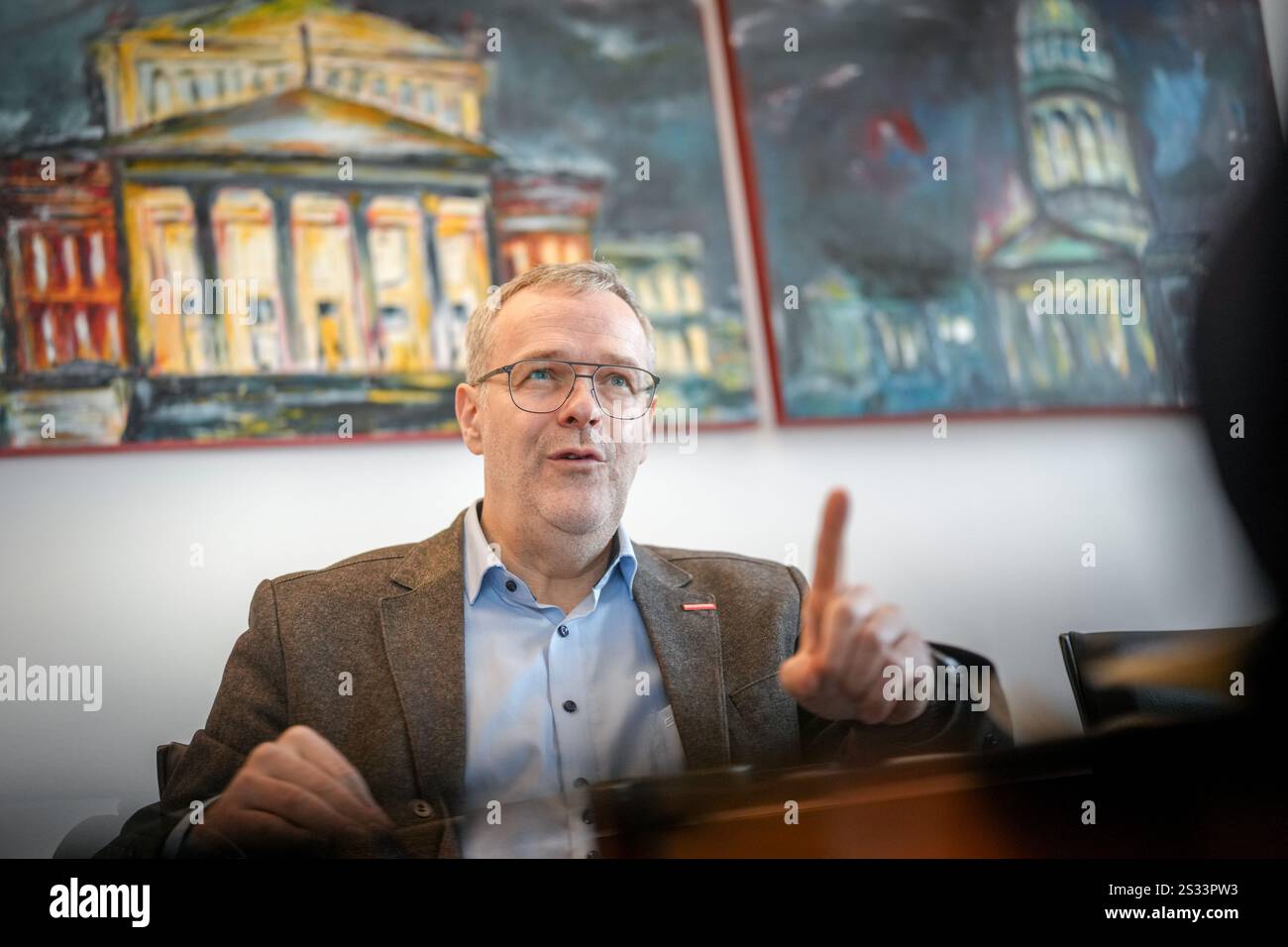 Berlin, Germany. 08th Jan, 2025. Jörg Dittrich, President of the German ...