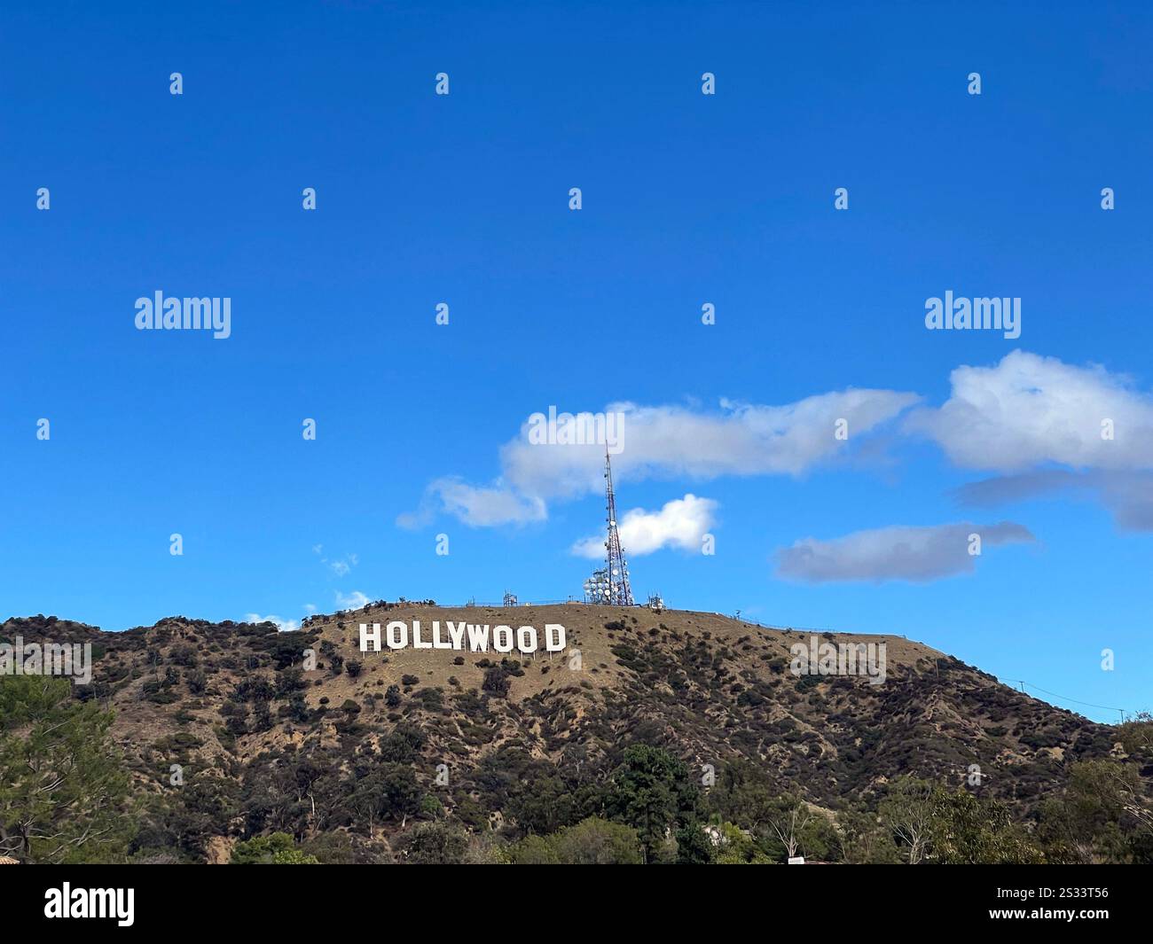 Hollywood Sign, Hollywood, hills, Los Angeles, California, USA Stock Photo - Alamy