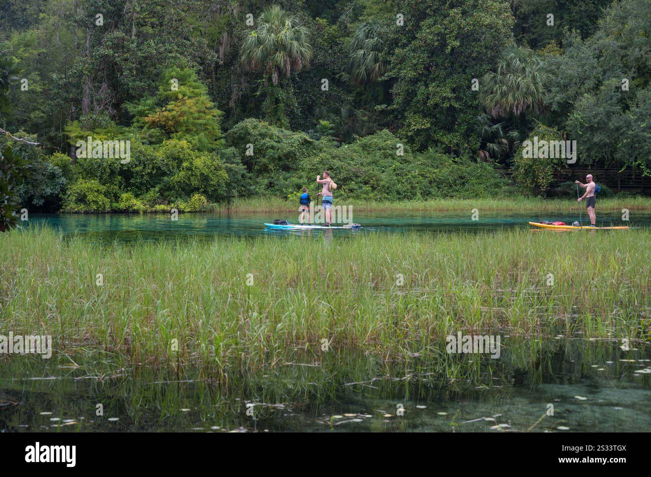 Paddling at Rainbow Springs, Florida Stock Photo - Alamy