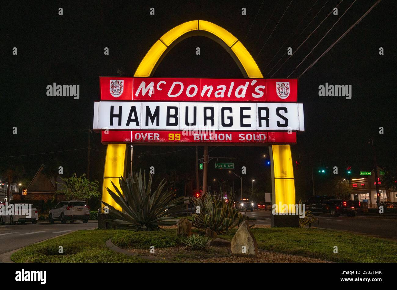 Old-style Mcdonald's sign in Winter Haven, Florida Stock Photo - Alamy
