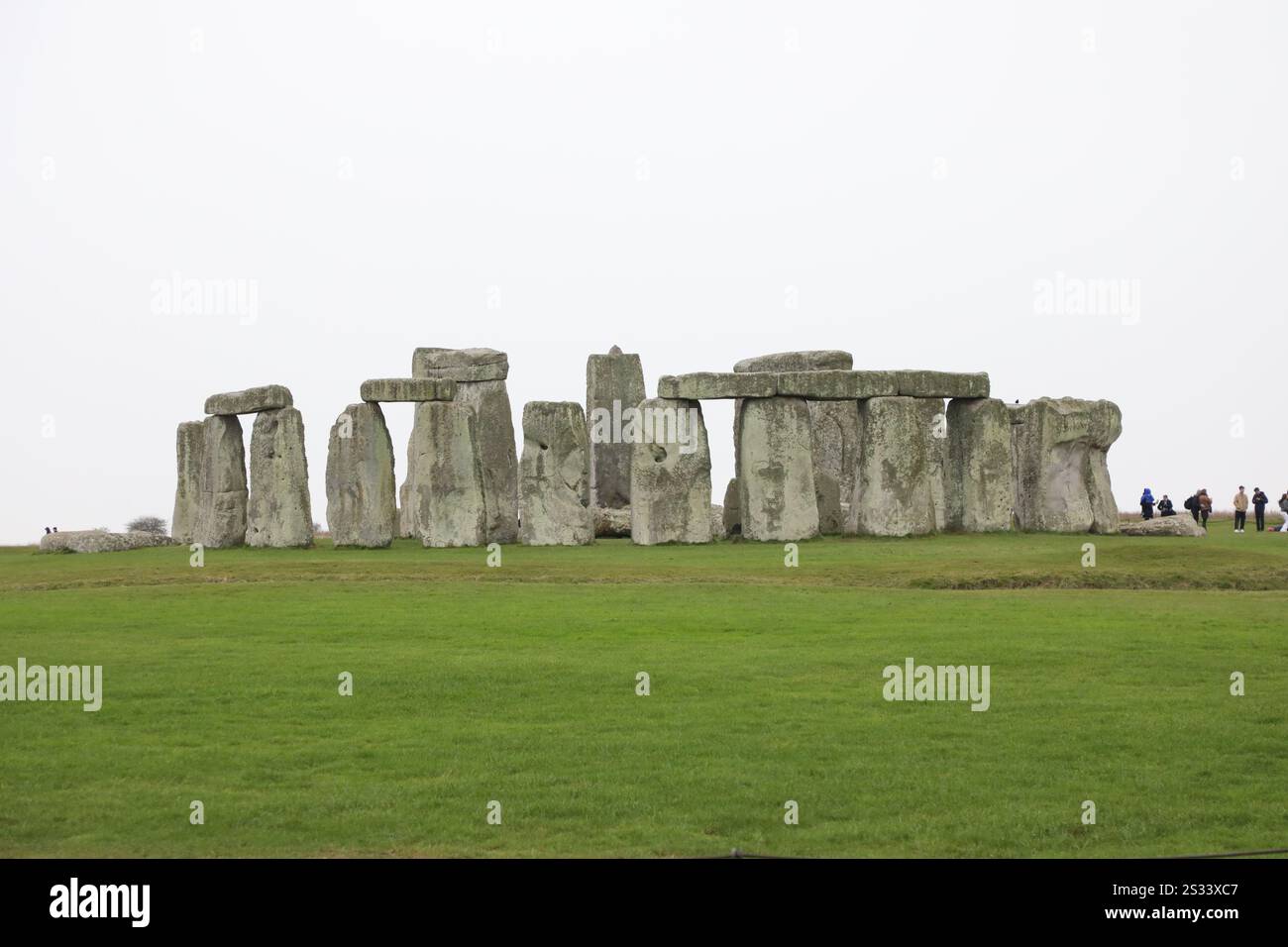 Stonehenge, a prehistoric megalithic structure on Salisbury Plain in ...