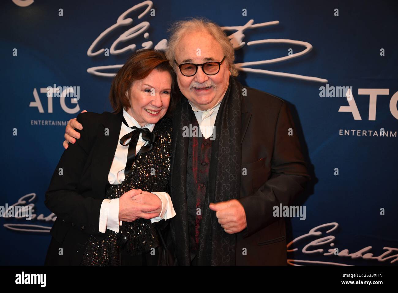 Munich, Germany. 08th Jan, 2025. Composer Sylvester Levay (m) and his ...