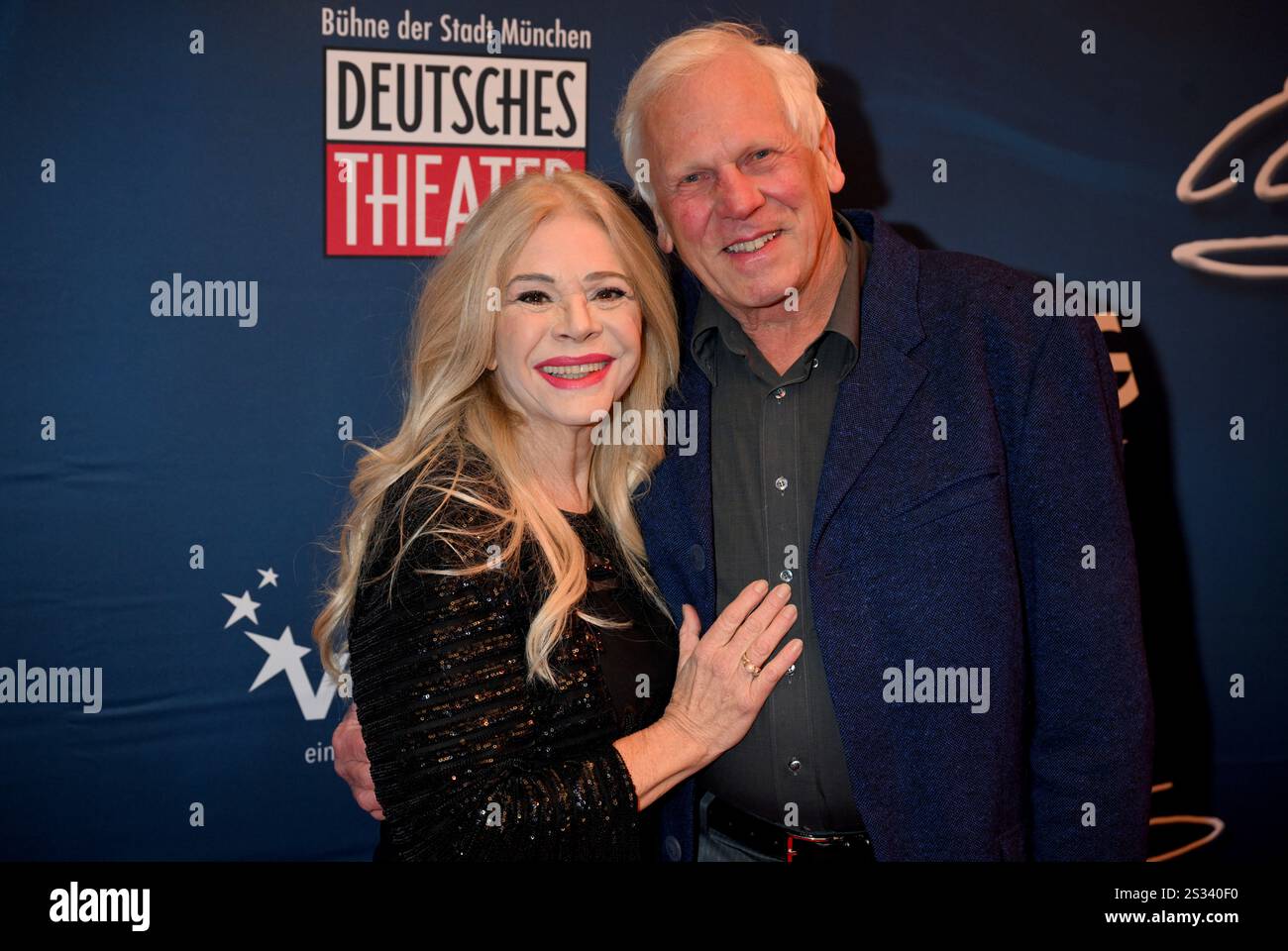 Munich, Germany. 08th Jan, 2025. Actress Julia Kent and husband Jakob ...