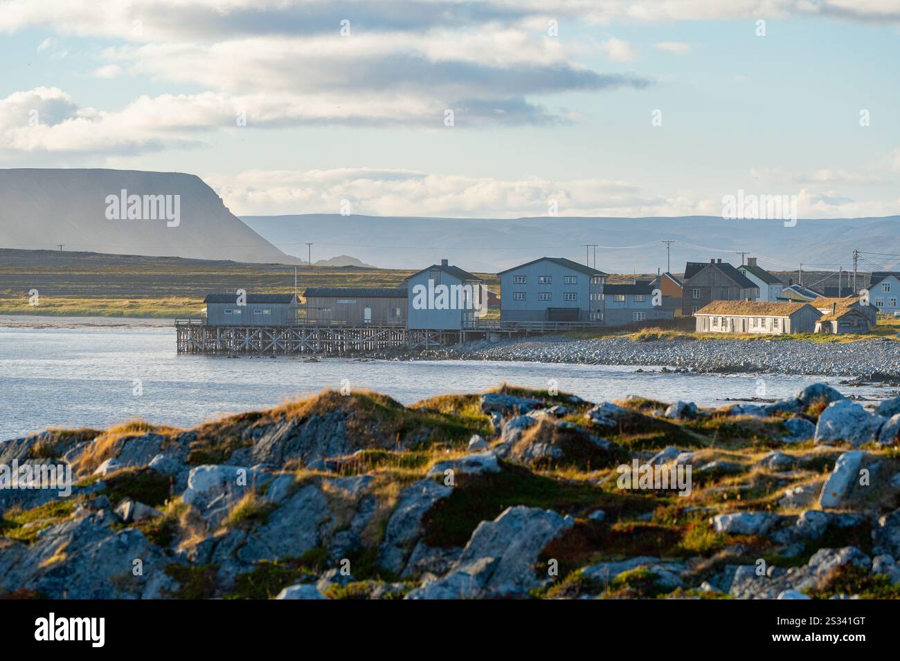 Norway, Finnmark, Varangerhalvøya, Hamningberg Stock Photo - Alamy