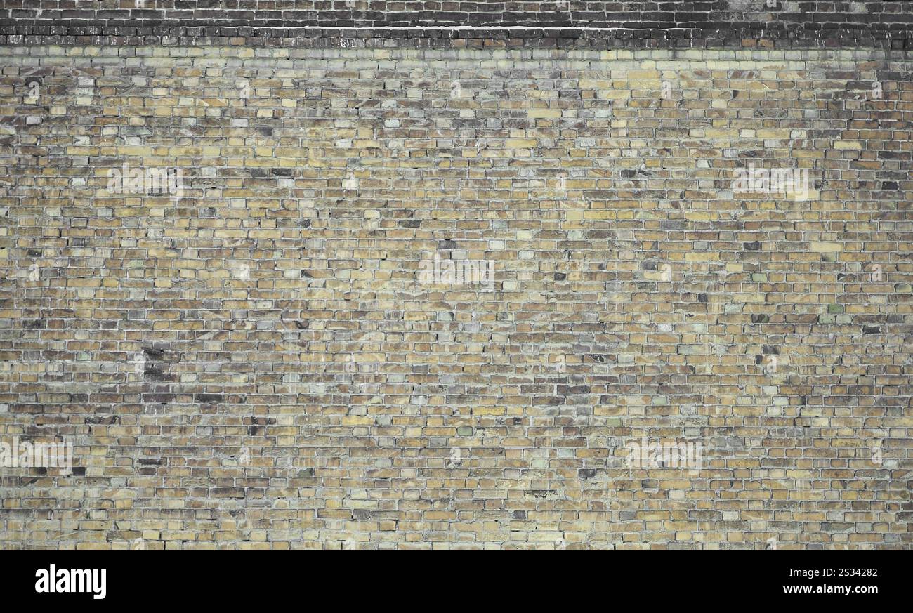The texture of wall from a variety of old and dirty brick. Detailed ...