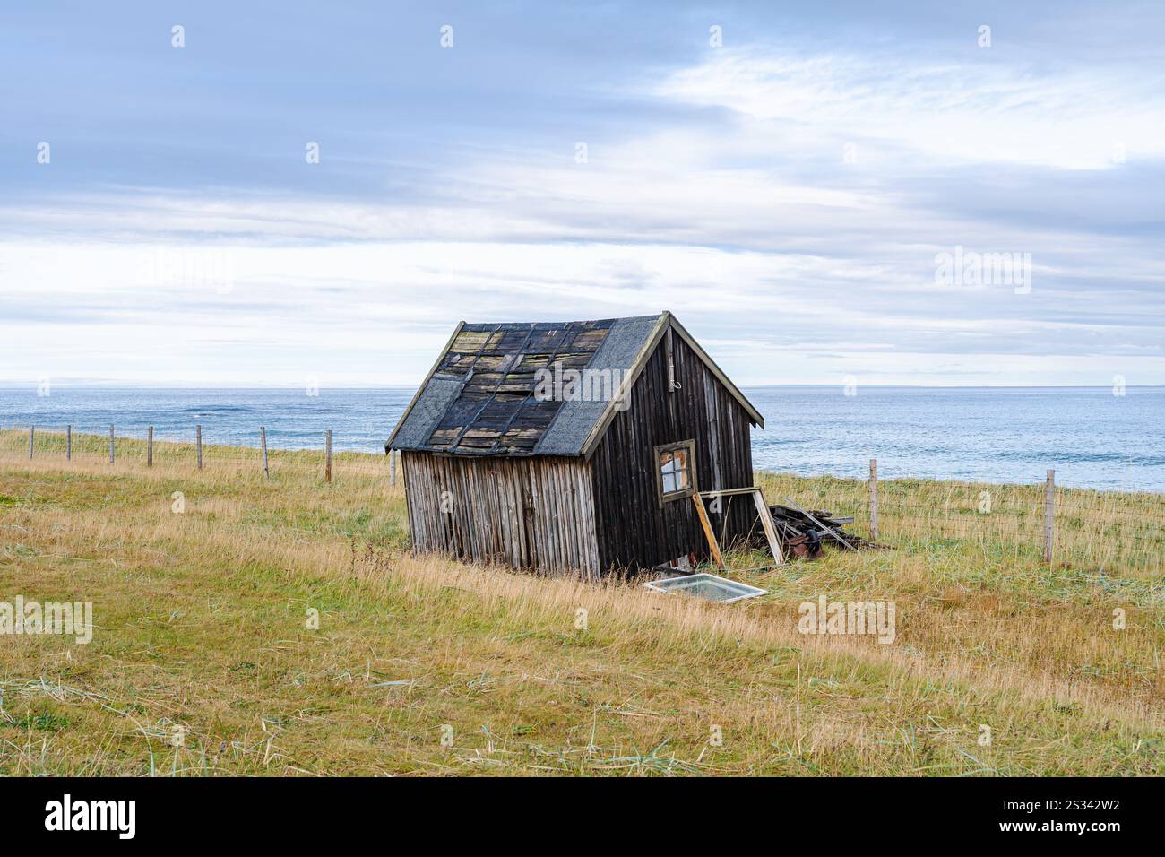 Norway, Finnmark, Grense Jakobselv, Russian border, Barents Sea Stock ...