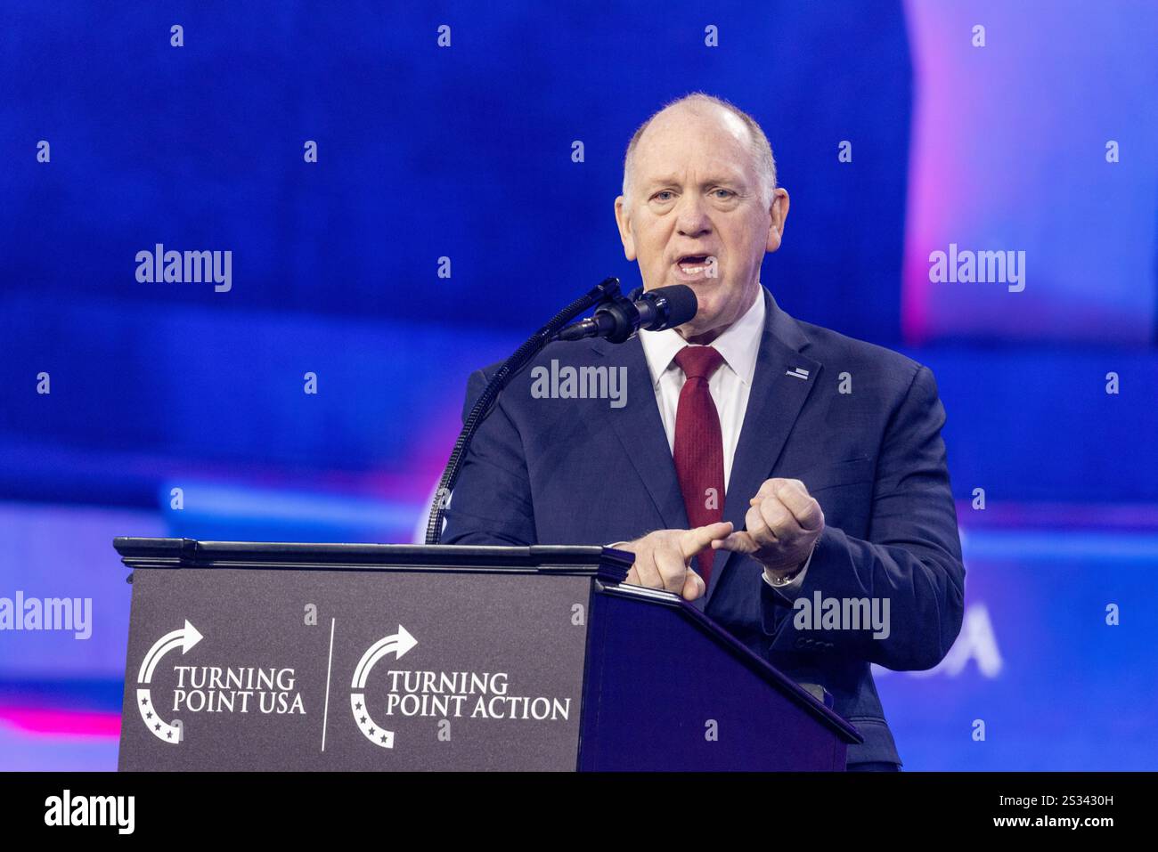 President Trumps appointed border czar, Tom Homan at AmericaFest in ...