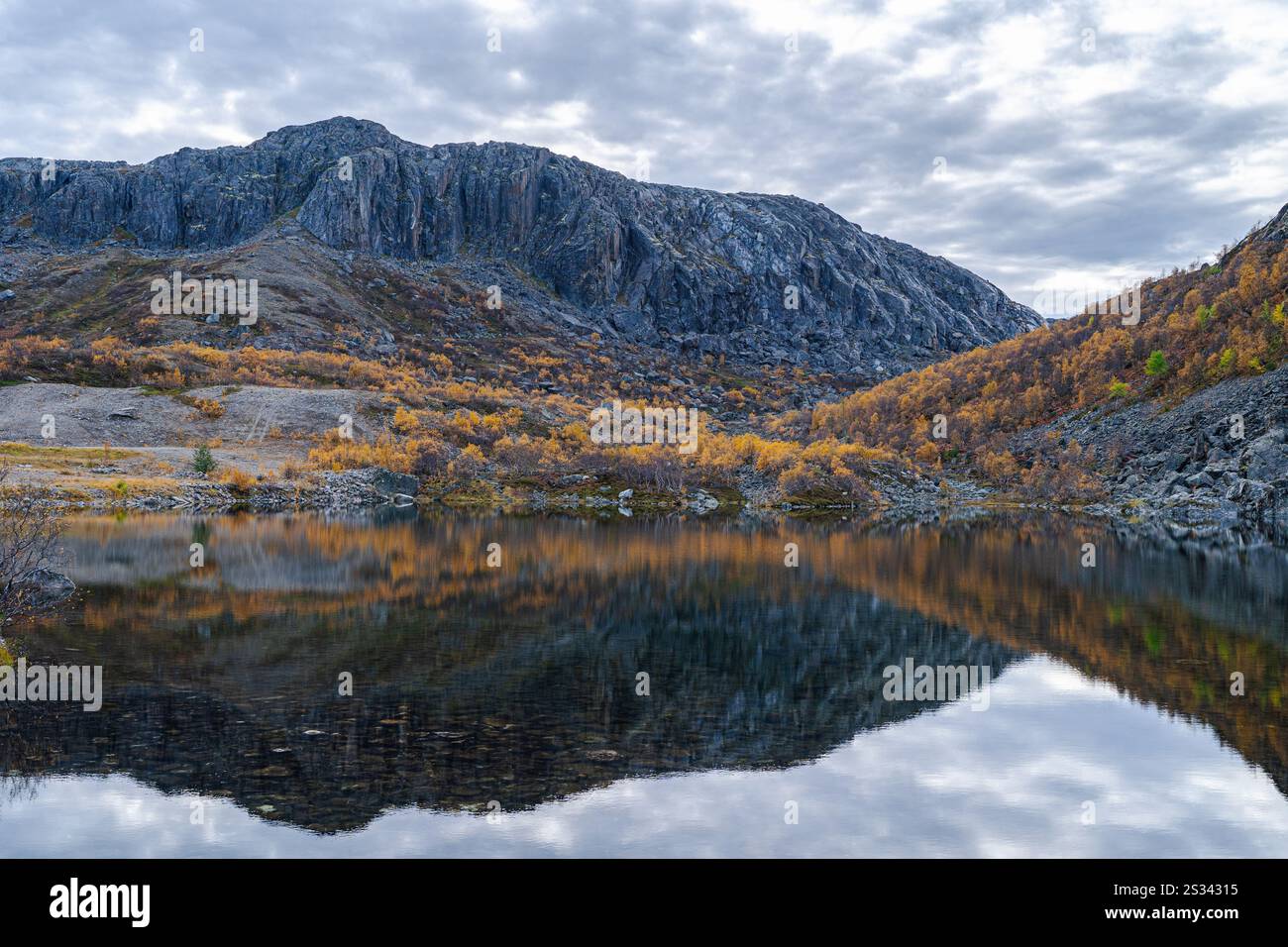 Norway, Finnmark, Grense Jakobselv, Russian border Stock Photo - Alamy