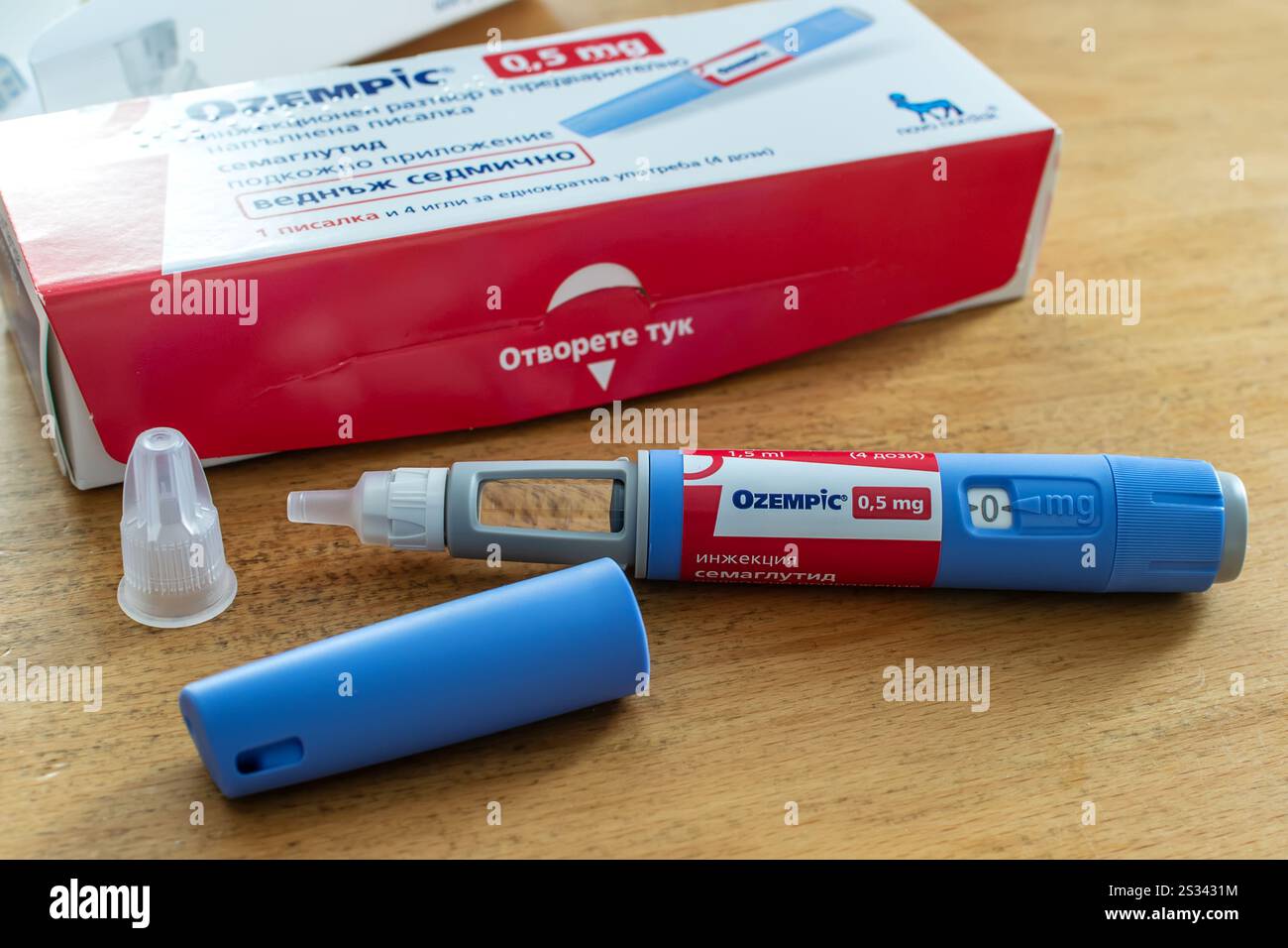 Ozempic Insulin injection pen for diabetics and weight loss Stock Photo - Alamy
