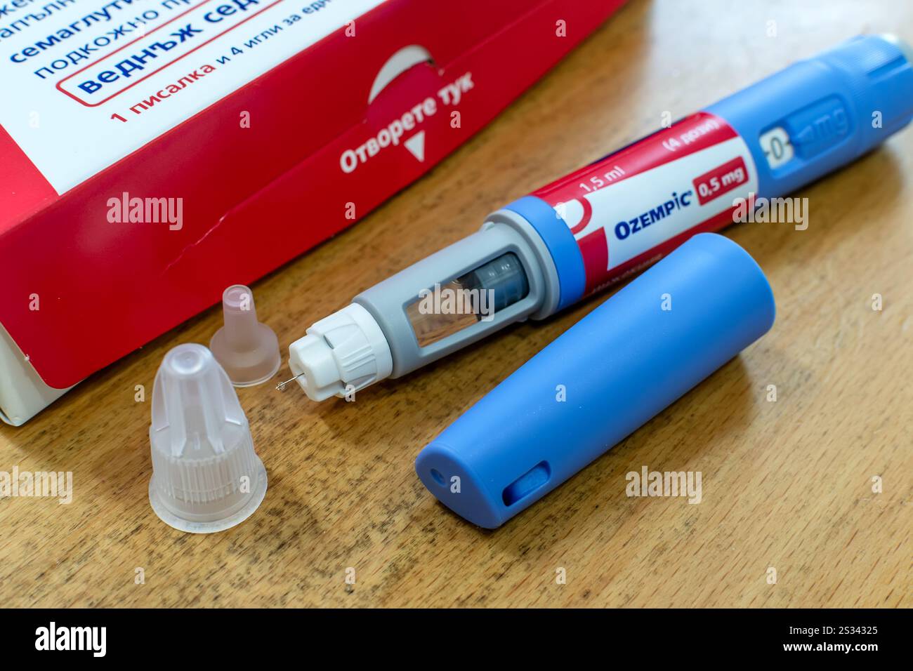 Ozempic Insulin injection pen for diabetics and weight loss Stock Photo - Alamy