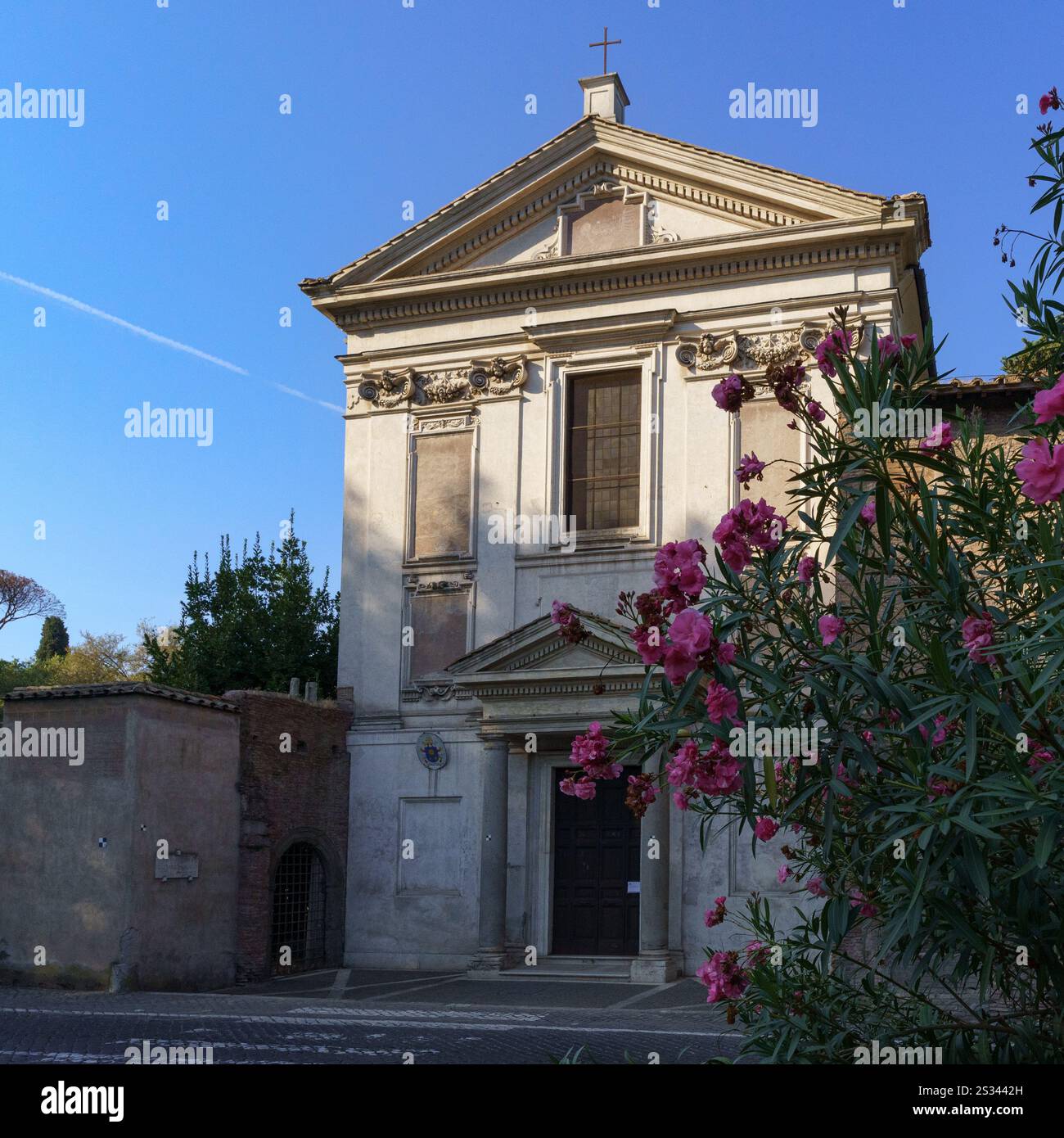 The Church of St Mary in Palmis (Chiesa del Domine Quo Vadis) where ...