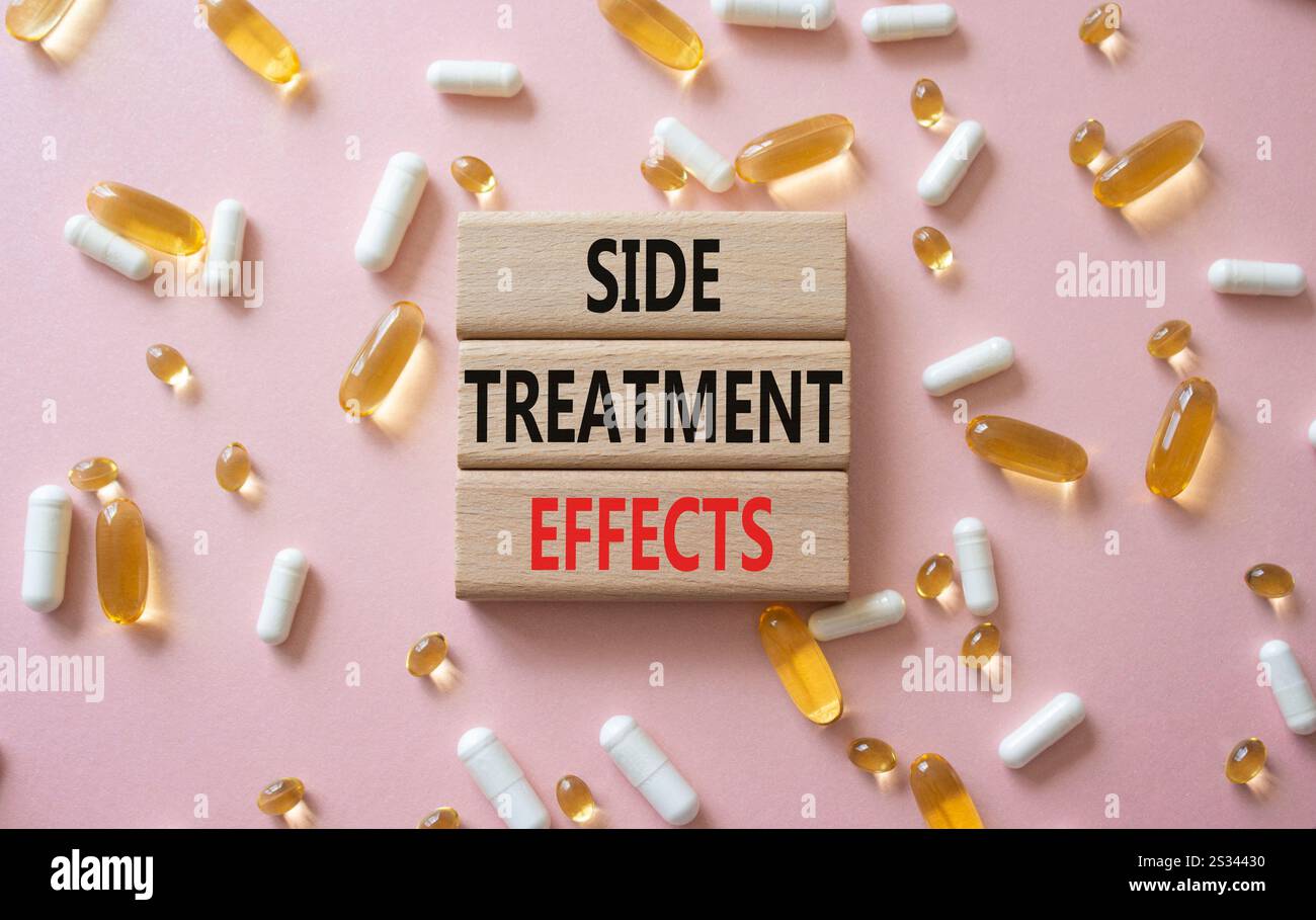 Side Treatment Effects symbol. Concept words Side Treatment Effects on ...