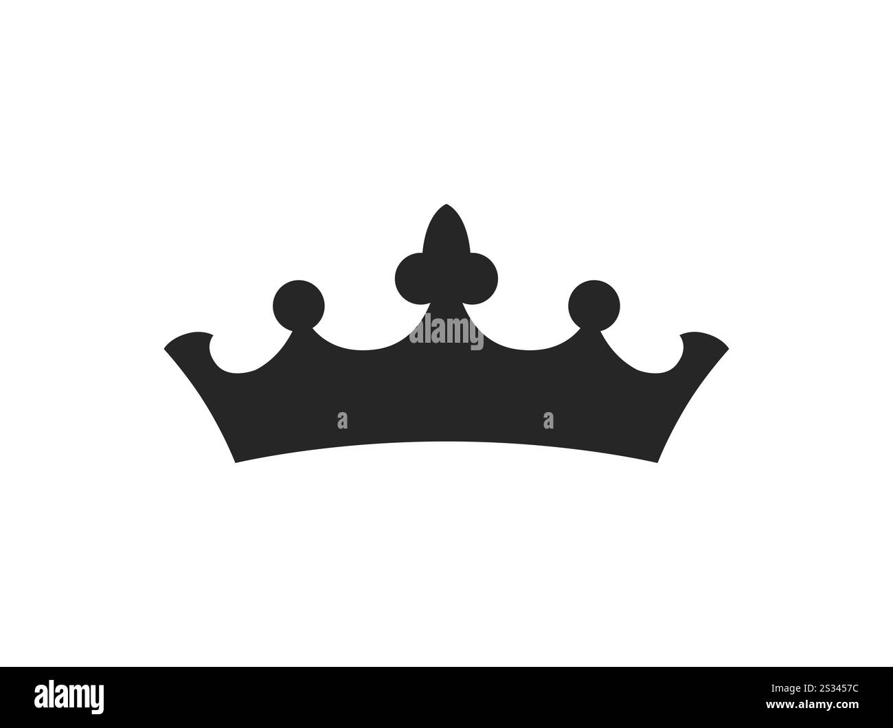 Crown icon. King, queen crown silhouette Stock Vector Image & Art - Alamy