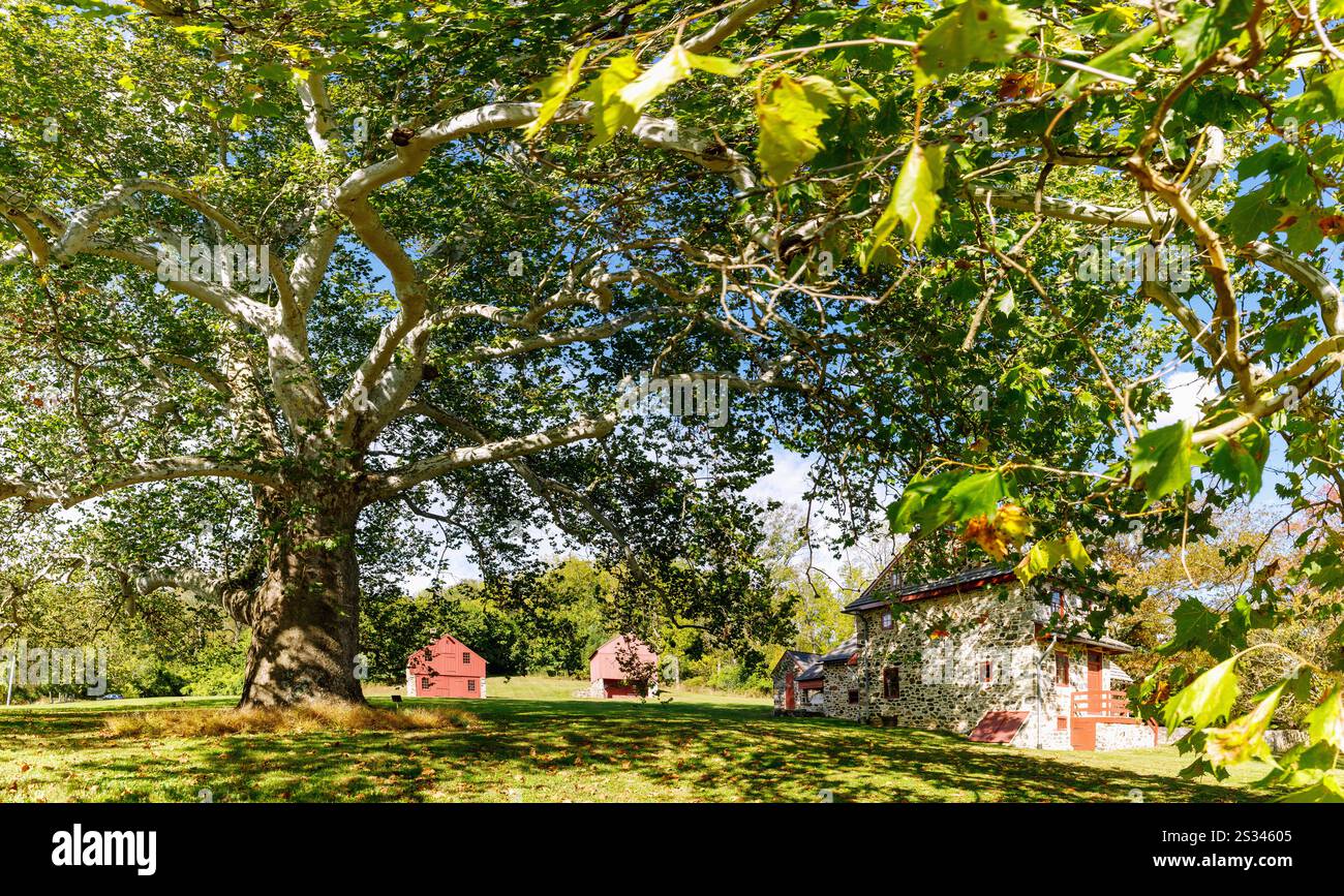 Brandywine Battlefield Park with historic Sycamore and Gilpin House ...