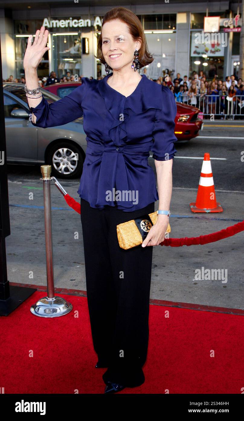 Sigourney Weaver at the Los Angeles premiere of 'Scott Pilgrim vs. The ...