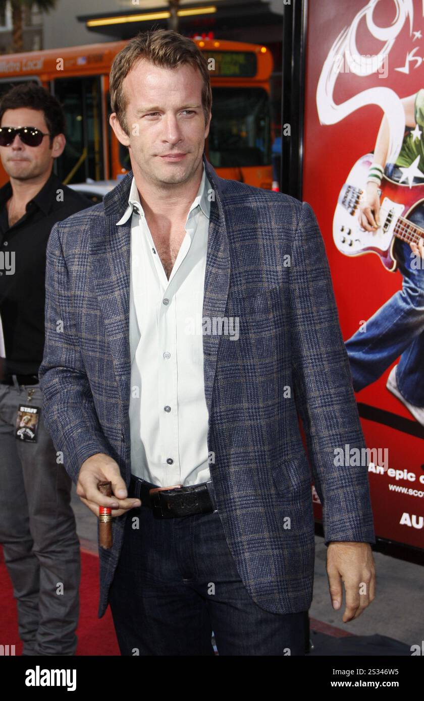 Thomas Jane at the Los Angeles premiere of 'Scott Pilgrim vs. The World ...