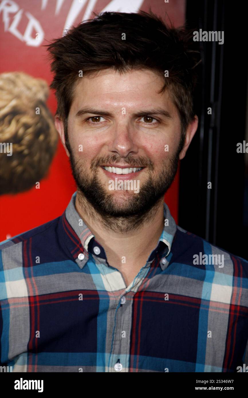 Adam Scott at the Los Angeles premiere of 'Scott Pilgrim vs. The World ...