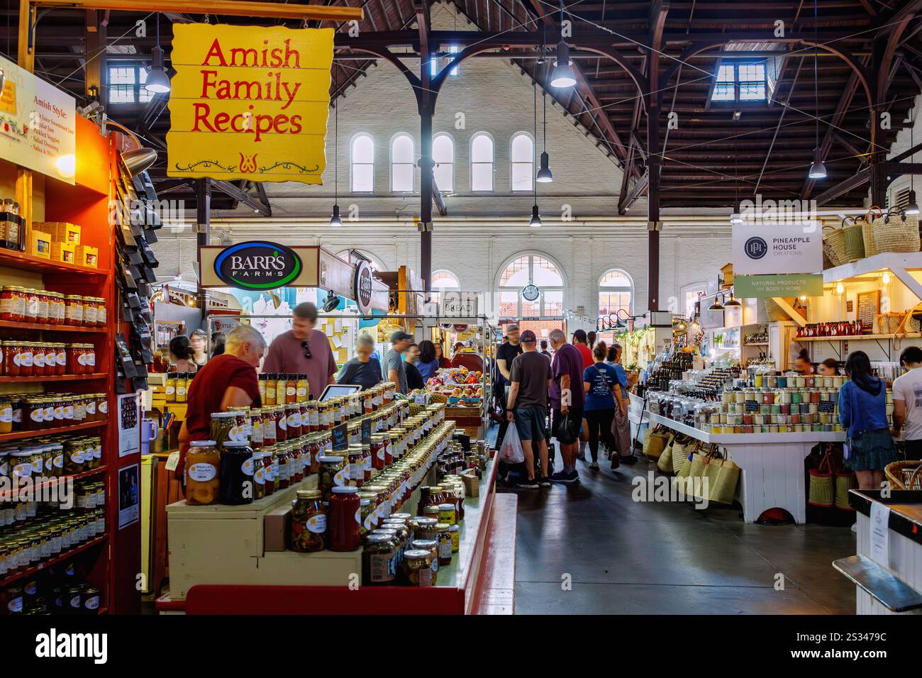 Central Market with regional Amish products in Historic Downtown in ...