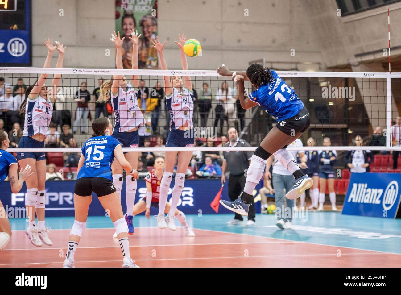 Stuttgart, Deutschland. 08th Jan, 2025. Krystal Rivers (Allianz MTV ...