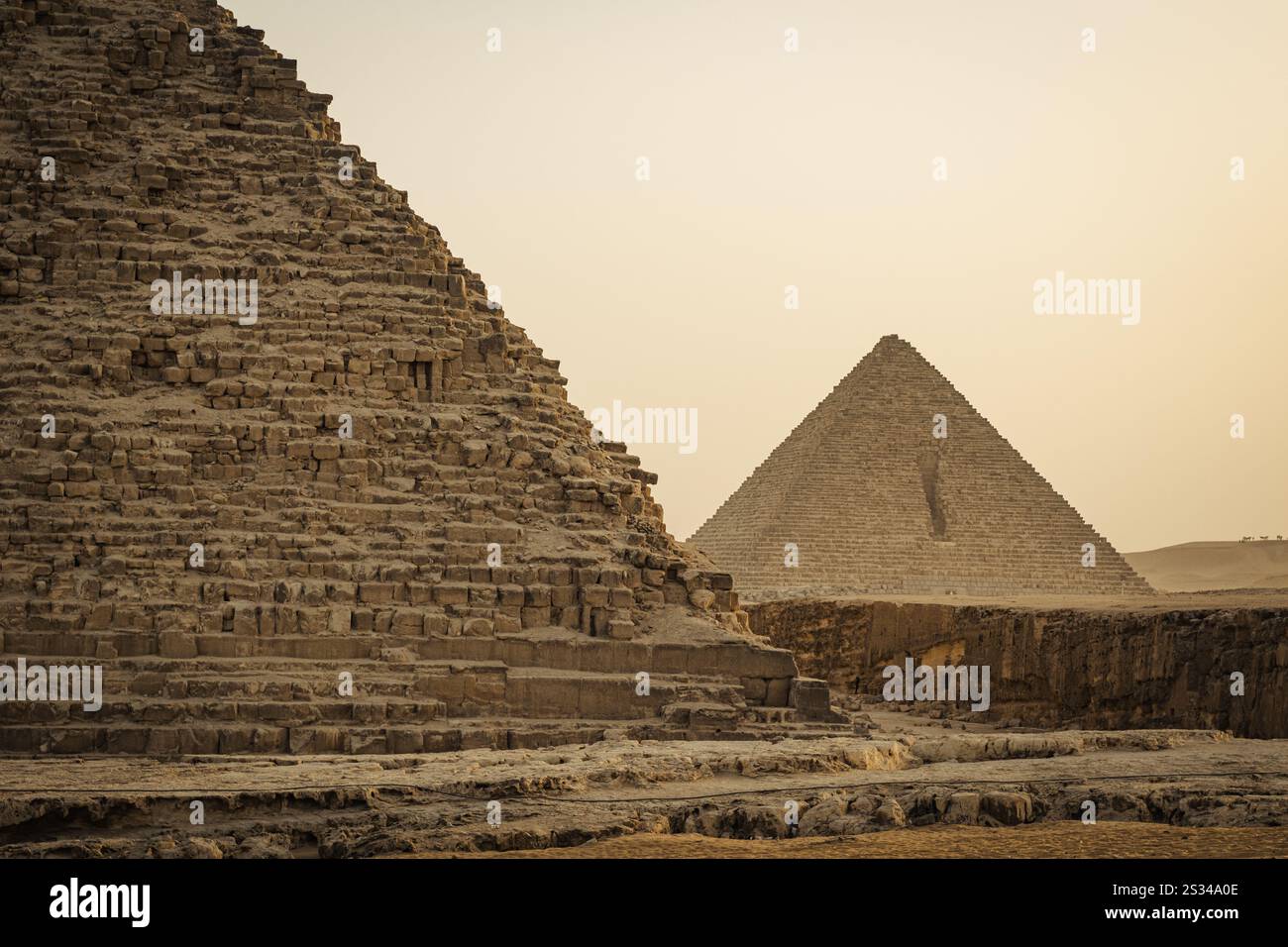 The Great Sphinx of Giza. Giza grand pyramids. Cairo, Ciza, Egypt Stock ...