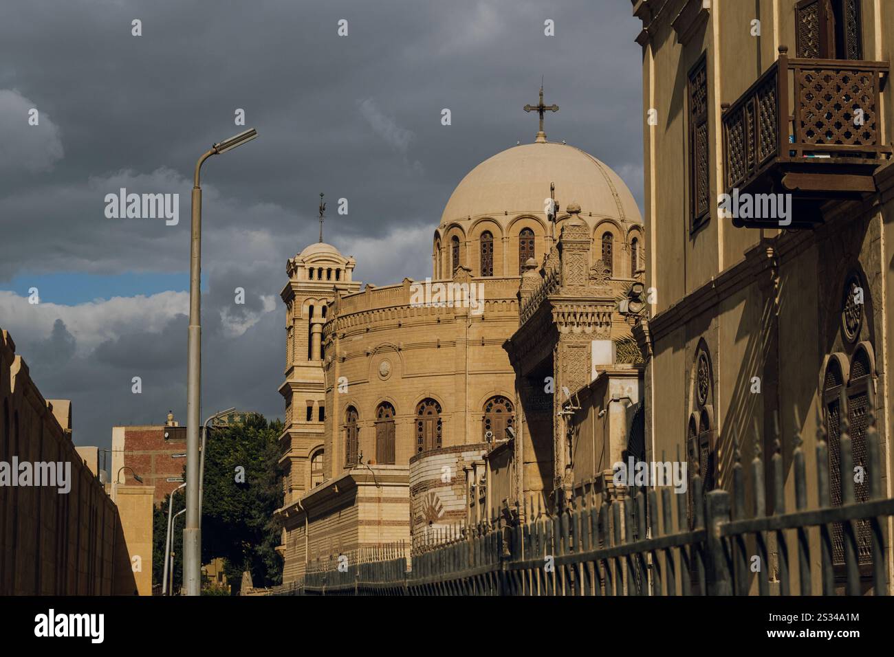 The Church of St. George in Cairo, Egypt Stock Photo - Alamy
