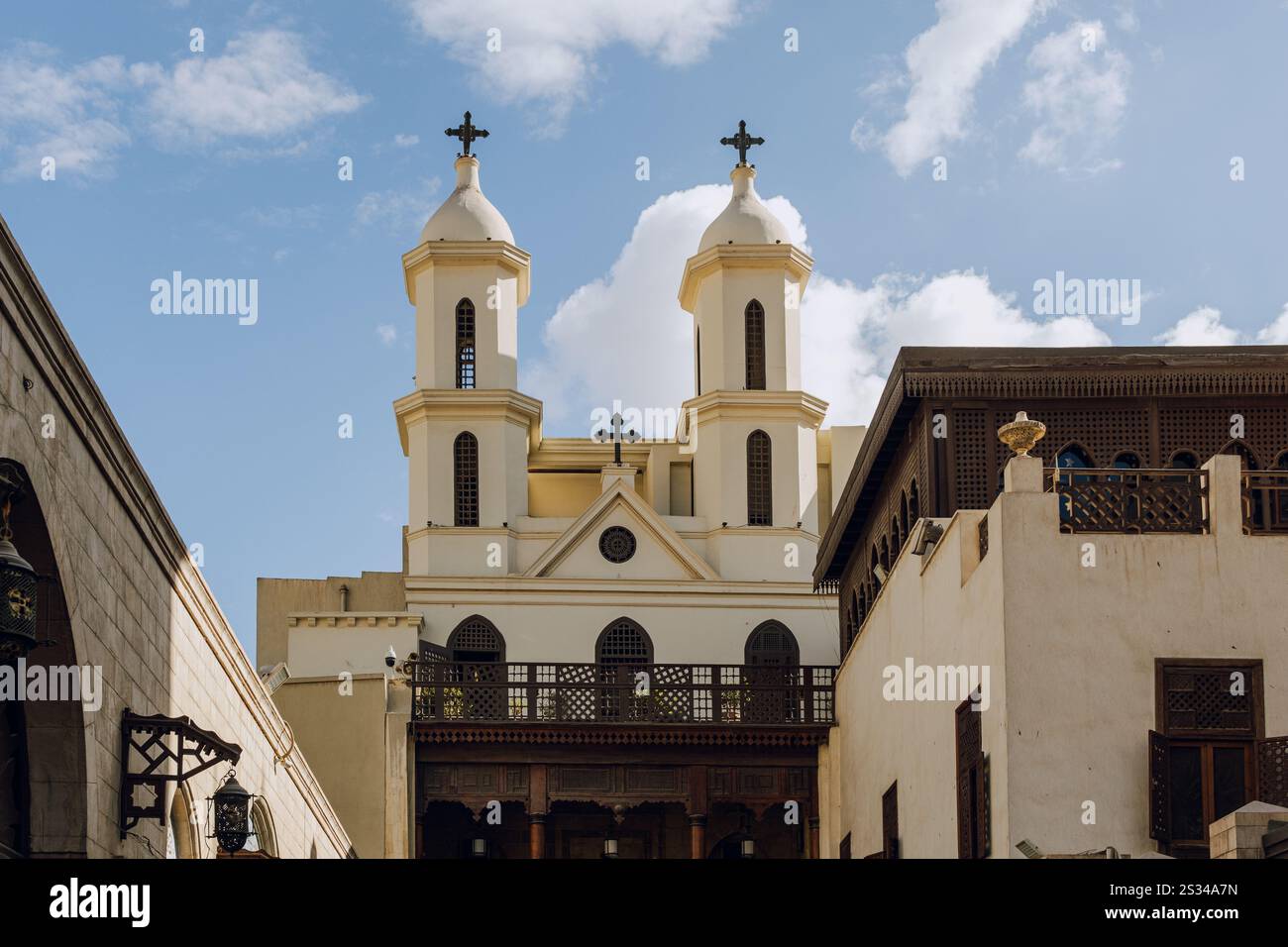 Hanging Church. Saint Virgin Mary's Coptic Orthodox Church in the ...