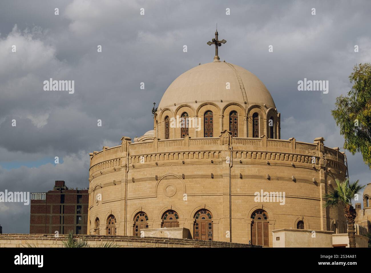 The Church of St. George in Cairo, Egypt Stock Photo - Alamy